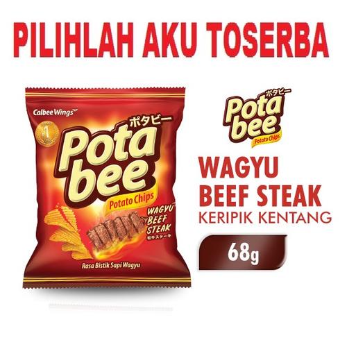 Jual Potabee Keripik Kentang WAGYU BEEF STEAK 68 gr - ( HARGA SATUAN ...