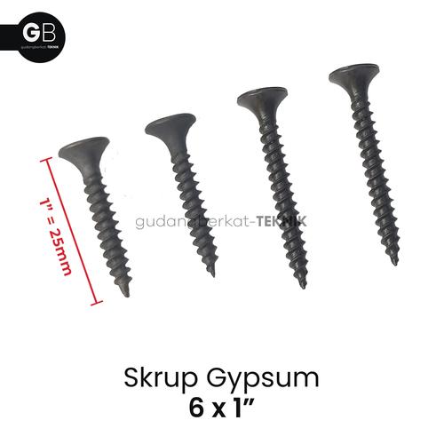 Jual Skrup Gypsum 6x1" / Drywall Screw 2,5cm (100pcs) Sekrup Gypsum ...