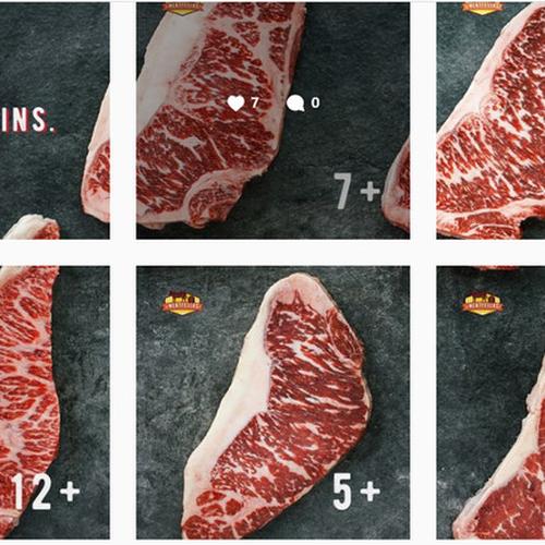 Jual Striploin Wagyu AUS Daging Sapi Beef Marbling 4+ - 200gr, YAKINIKU ...