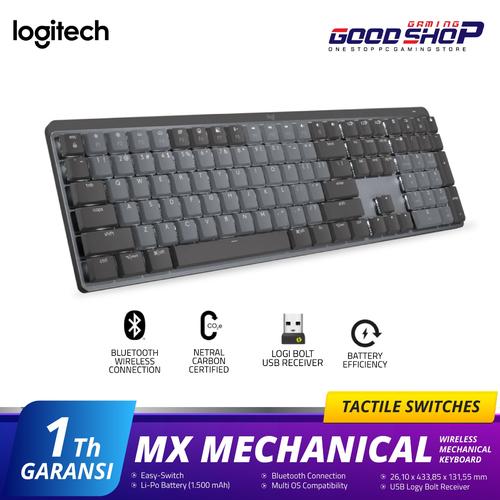 Jual Logitech MX Mechanical Wireless Tactile - Keyboard - Jakarta Pusat ...