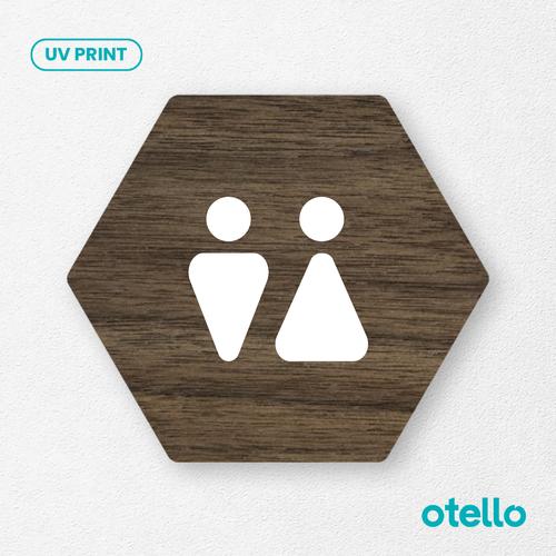 Jual Signage Toilet Icon WC Restroom Sign Board Papan Label Nama Ruang ...