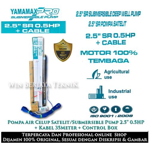 Jual Pompa Satelit 2.5 Inch 0.5Hp YAMAMAX PRO Pompa Sible + Ctrl Box ...
