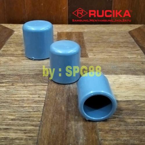Jual Dop PVC Rucika AW 1/2" inch Cap Penutup Fitting Sambungan Pipa PVC ...