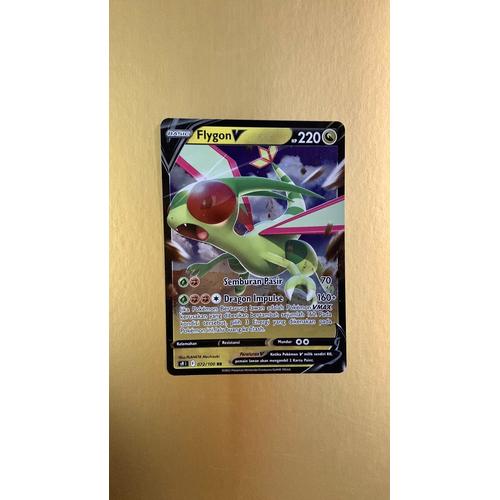 Jual Flygon V Kartu HOLO pokemon tcg indonesia card charizard store ...