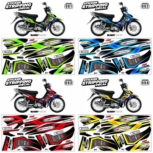 Jual Sticker Striping Decal Motor Yamaha Jupiter Z Variasi Glossy - 001 ...