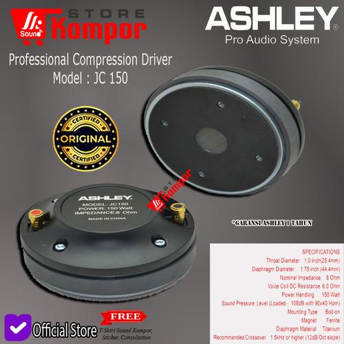 Jual TWEETER MAGNET ASHLEY JC150 DRIVER TWEETER ASHLEY JC 150 - Kab ...