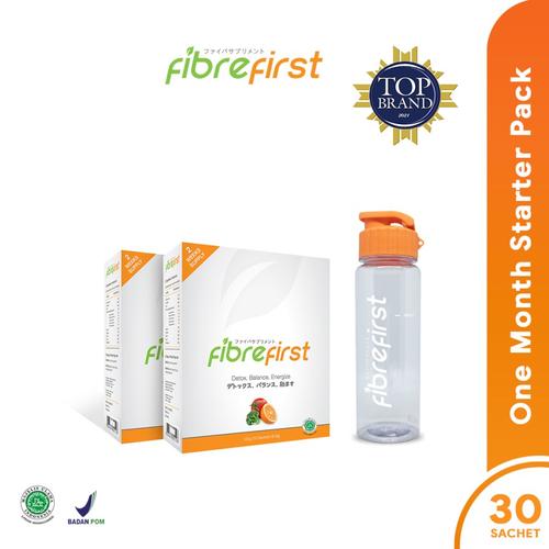 Jual Fibre First 2 Box Isi 30 Sachet / Fibre First Original + Botol ...