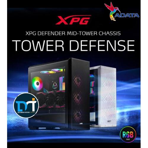 Jual Adata XPG DEFENDER PRO - Mesh Tempered Glass Mid-Tower Gaming Case ...