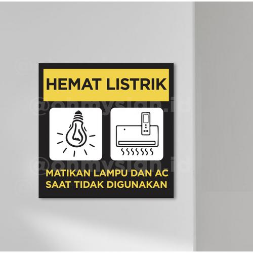 Jual Sign Board Akrilik Hemat Listrik | Acrylic Signboard Modern - Jakarta Timur - Oh My Sign ...