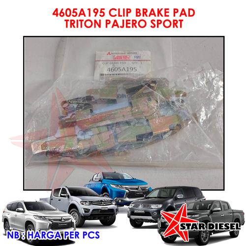 Jual KIT REM CAKRAM DEPAN MITSUBISHI TRITON PAJERO SPORT KIT PLAT BESI ...