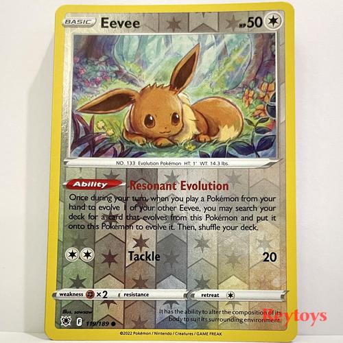 Jual Pokemon TCG Astral Radiance - 119 Eevee ( RH / Basic ) - Basic ...