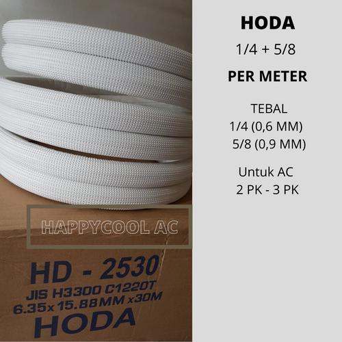 Jual Pipa AC Merk HODA 2 PK - 3 PK HD 2530 Pipa AC 1/4 X 5/8 (Per Meter ...