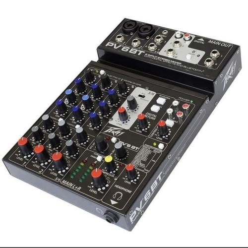 Jual PEAVEY PV6BT PV6 BT MIXING CONSOLE USB AUDIO INTERFACE BLUETOOTH ...