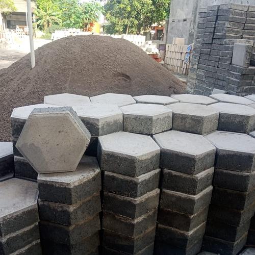 Jual Paving Block Segi Enam Abu / Conblock / Conblok / Konblock ...