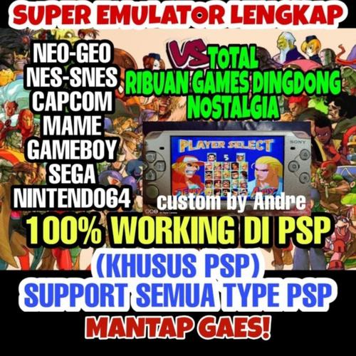Jual Emulator Game Retro psp 1000 psp 2000 psp 3000 - Kota Surabaya ...