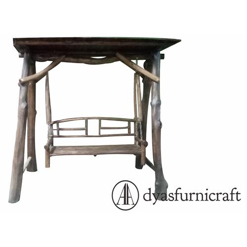 Jual ayunan kayu jati log finishing rustic natural - Kab. Jepara ...