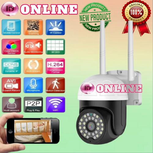 Jual IP Camera CCTV Yoosee PTZ Outdoor Wireless Malam Berwarna 8MP ...