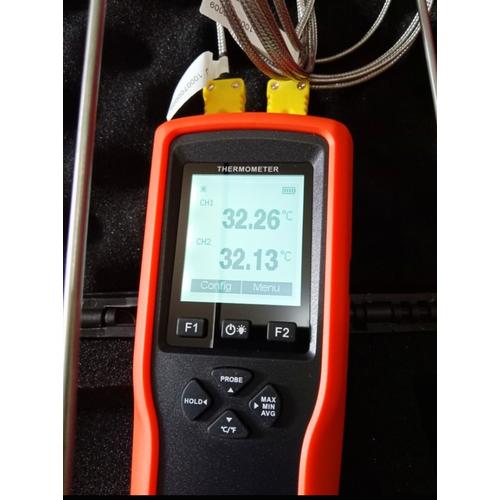Jual High Precision 2 Channel Thermocouple Thermometer Data Logger YET ...
