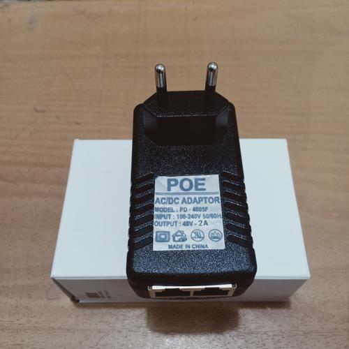 Jual adaptor poe 48v 2A ethernet charger IP kamera WiFi telepon cctv ...
