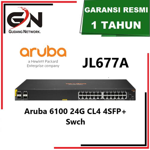 Jual JL677A HPE Aruba 6100 24G CL4 4SFP+ Swch - Jakarta Pusat - Gudang ...