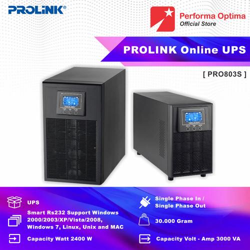 Jual PROLINK Online Ups [PRO803S] - POS - Kota Surabaya - Performa Optima Komp | Tokopedia