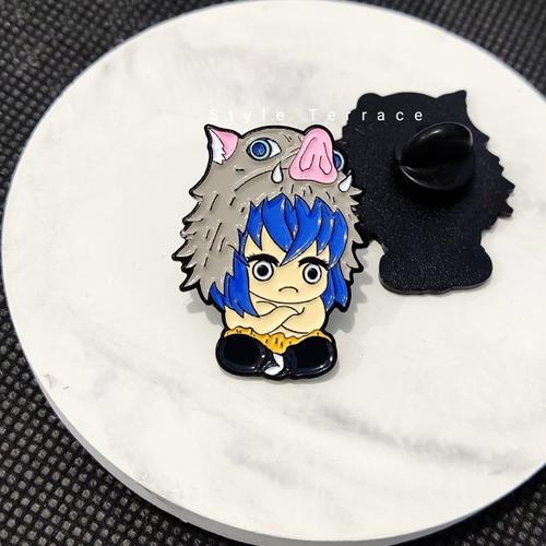 Jual Pin / Bros - Demon Slayer : Kimetsu no Yaiba - Hashibira Inosuke ...
