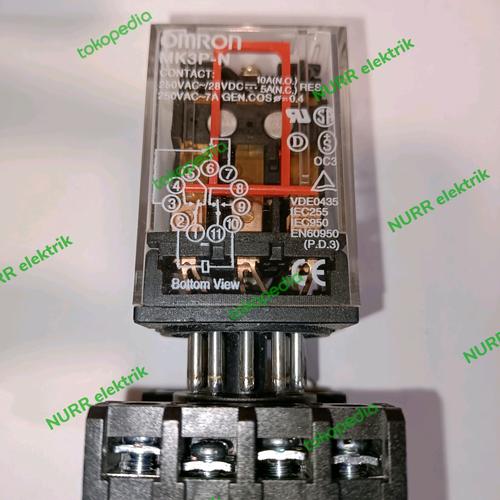Jual Relay MK3P 220vac+socket Omron - 24VDC - Jakarta Pusat - Nurr ...