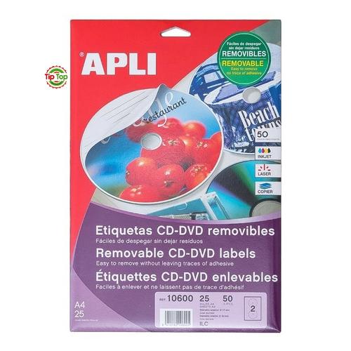 Jual APLI Label Removable Mega CD / DVD 50 Unit #10600 - Jakarta Timur ...