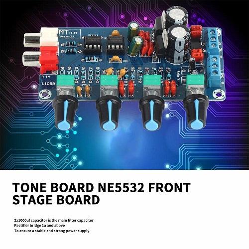 Jual Kit Pre-Amplifier NE5532 HIFI Tone Control Board Module - Kota ...