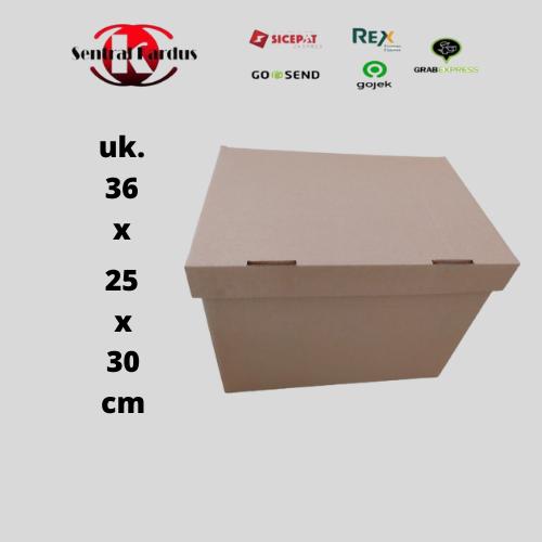 Jual KARDUS ARSIP KOTAK BOX FILE BANTEX POLOS DUKUMEN 36x25x30cm - Kab ...