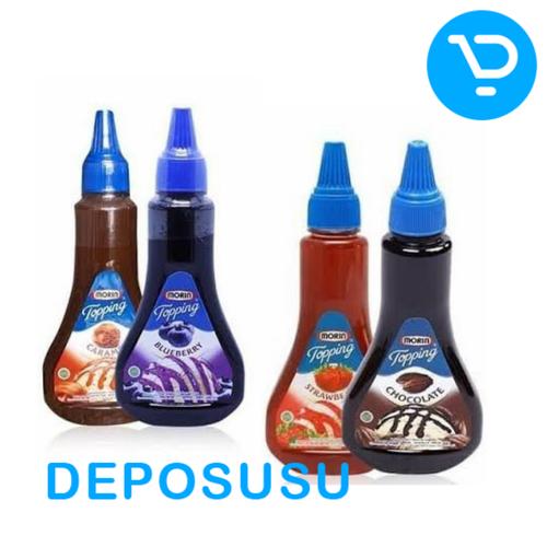 Jual MORIN TOPPING Selai toping Chocolate Caramel Strawberry Blueberry ...