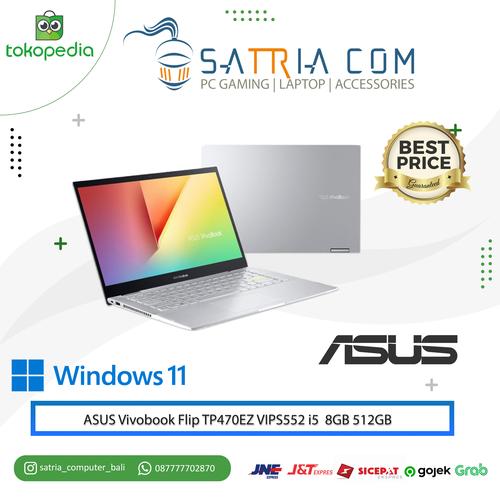 Jual ASUS Vivobook Flip TP470EZ VIPS552 i5 1135G7 8GB 512GB W11 - Kota ...