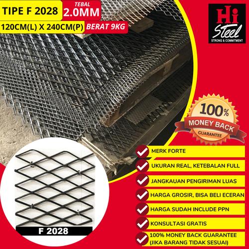 Jual Expanded Metal Besi Tipe F 2028 - 120cm x 240cm - Kota Bekasi - Hi ...