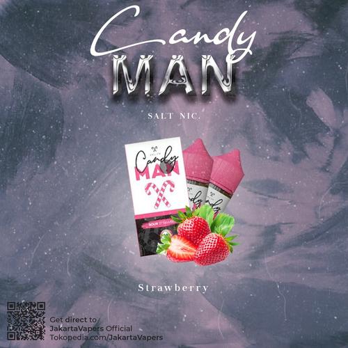 Jual Candyman Strawberry Candy Salt Nic 30ML by FVS x TNT- Liquid Candy ...
