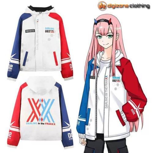 Jual Jaket Parka Anime Darling In The Franxx Zero Two Hitam Putih ...