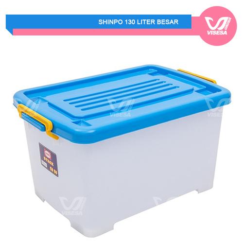 Jual CONTAINER BOX PLASTIK KOTAK PENYIMPANAN CB 130LITER - shinpo 95 ...