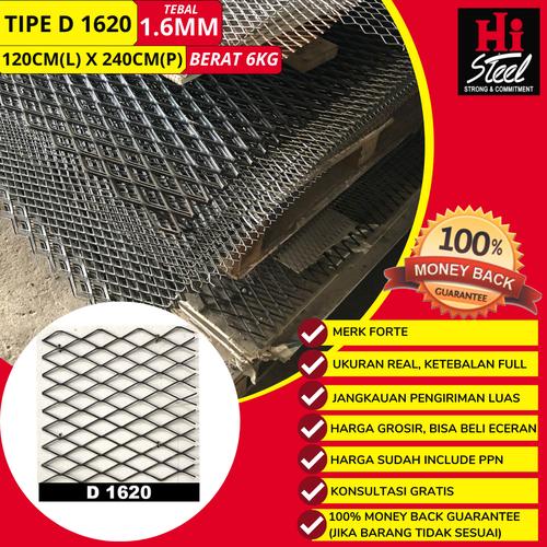 Jual Expanded Metal Besi Tipe D 1620 - 120cm x 240cm - Kota Bekasi - Hi ...