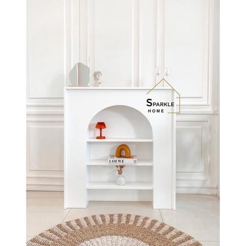 Jual Eleanor Fireplace/ Perapian rak buku/ Korea fireplace/ perapian ...