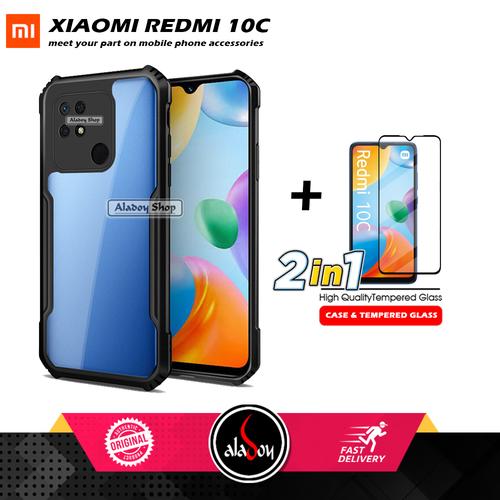 Jual Case Xiaomi Redmi 10C Shockproof Transparent Casing + Tempered ...