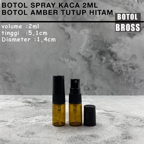 Jual Botol 2ml Spray Kaca Amber Untuk Parfum / Tester / Sample / Decant ...