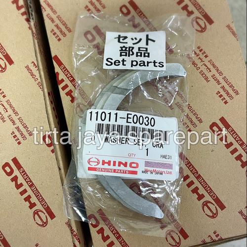 Jual 11011-E0030 / washer set crank shaft HINO TOYOTA - Jakarta Pusat ...