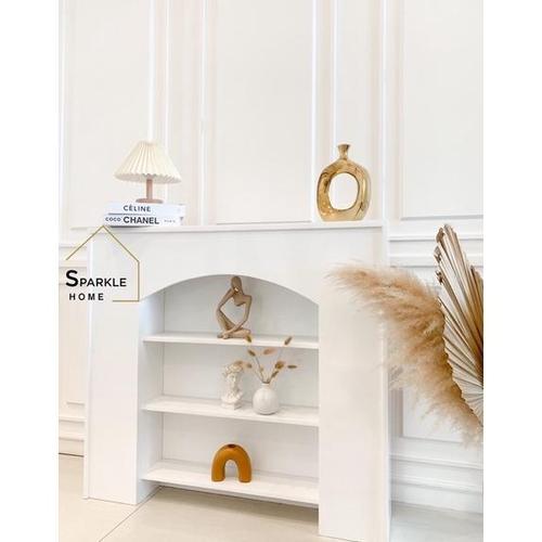 Jual Eleanor Fireplace/ Perapian rak buku/ Korea fireplace/ perapian ...