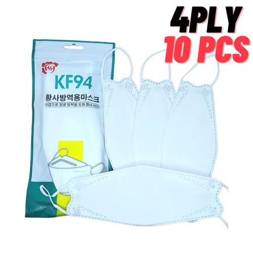 Jual Masker KF94 4ply isi 10 PCS KF 94 Tali Kuat Tebal GB26262019 4 Ply ...