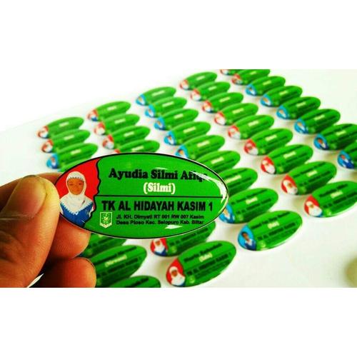 Jual Name Tag anak TK dan PAud - Peniti - Kab. Tegal - undangan_print ...