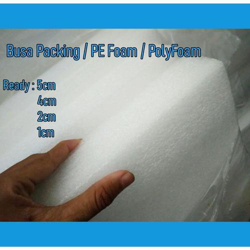 Jual Busa Packing PE Foam Polybonding - Pe Foam Putih - 100x50x2cm ...