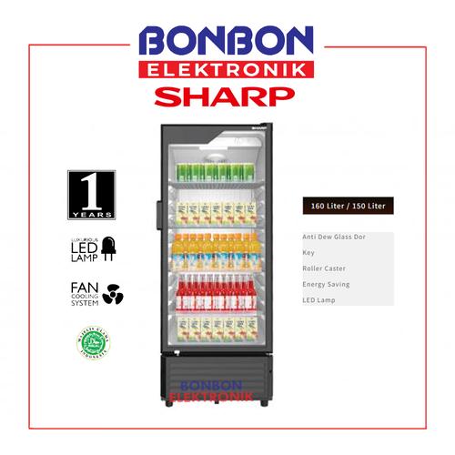 Promo Sharp Showcase Display Cooler 170L SCH 170 FS / SCH170FS / SCH 170FS Cicil 0% 3x - Jakarta ...
