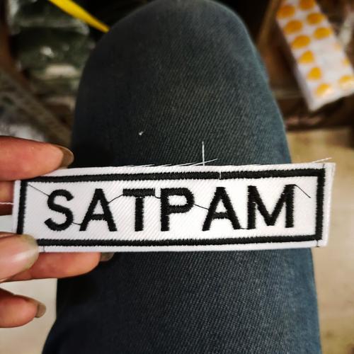 Jual tulisan satpam monogram satpam patch bordir - tulisan satpam ...