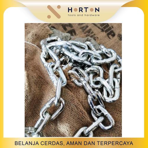 Jual Rantai Besi / Rantai Putih Berkualitas & Awet - 1/4" (6 mm) - Kota ...