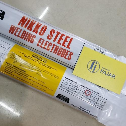 Jual Kawat las stainless steel Nikko steel NSN 316 2,6 mm elektroda listrik - Kota Medan - Fajar ...