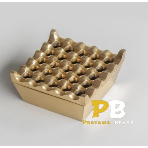 Jual Asbak Rokok Kuningan Lubang 25 Kotak Gold / Asbak Hotel / Asbak ...